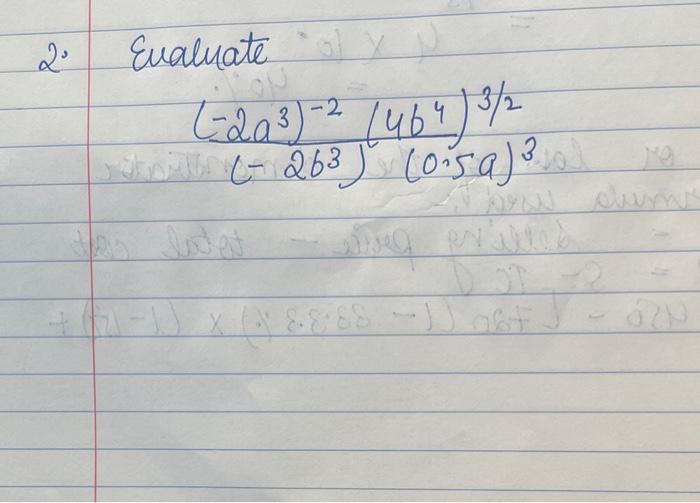 Solved −2b3 2 0 5a 3 −2a3 −2 4b4 3 2