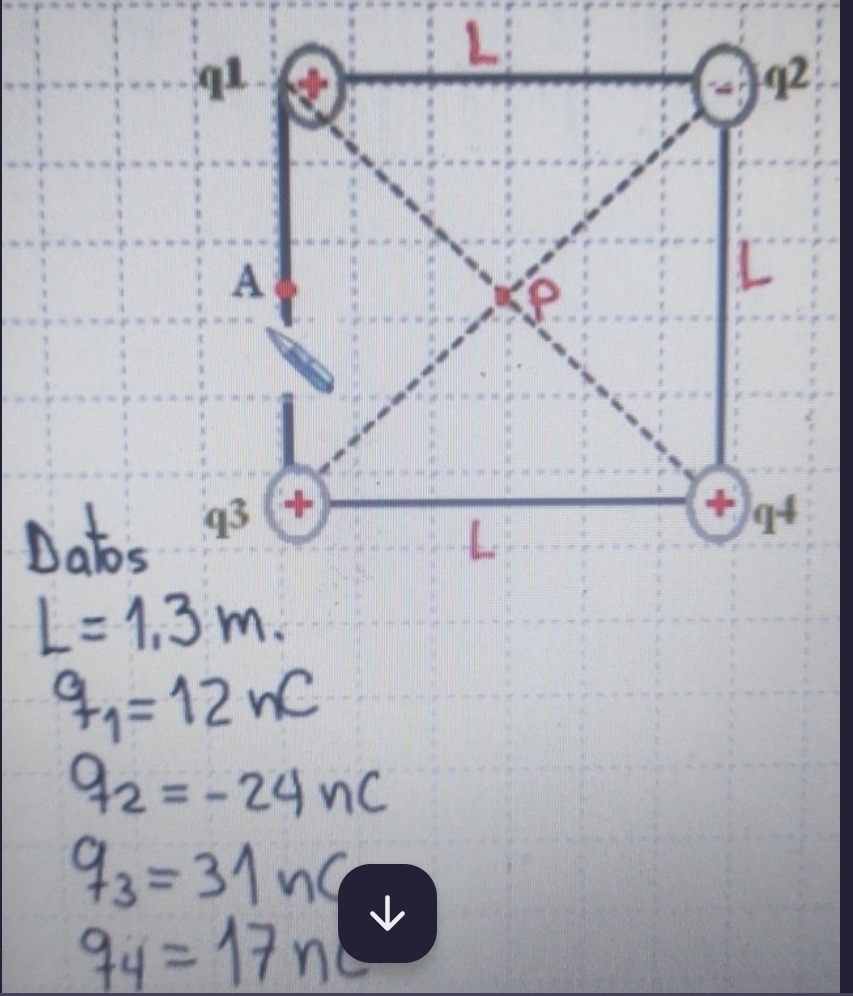 Solved Calcular el voltaje en el punto P, ﻿calcular la | Chegg.com