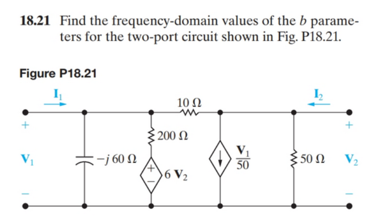 Solved 18.21 ﻿Find the frequency-domain values of the b | Chegg.com