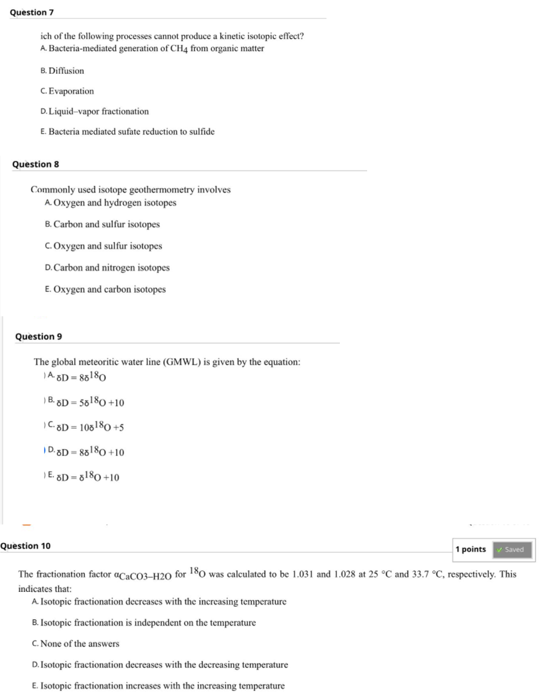 Solved Question 7ich of the following processes cannot | Chegg.com