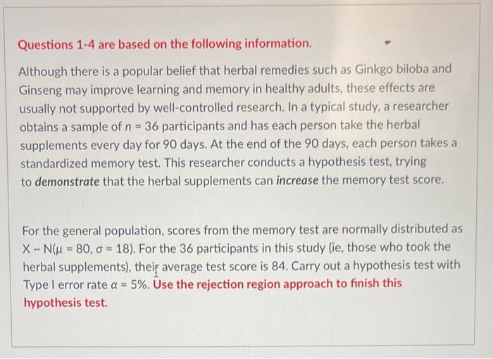 Solved Questions 1-4 are based on the following information. | Chegg.com