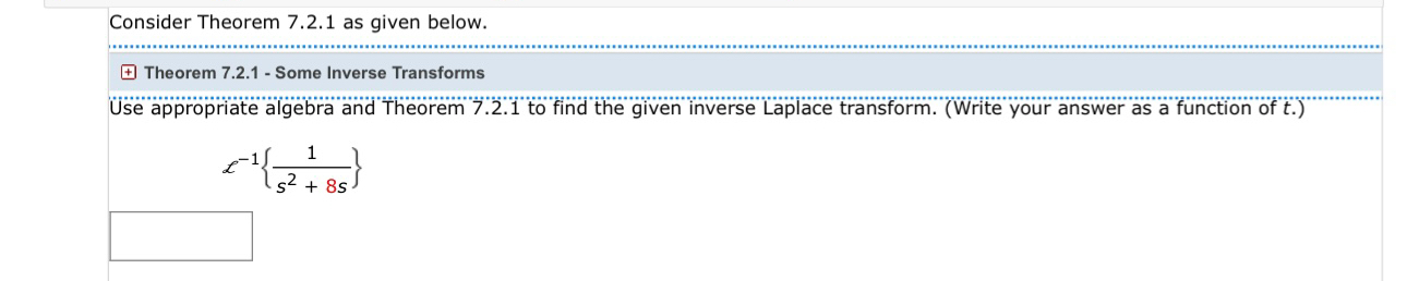 Solved Consider Theorem 7.2.1 ﻿as given below.Theorem | Chegg.com