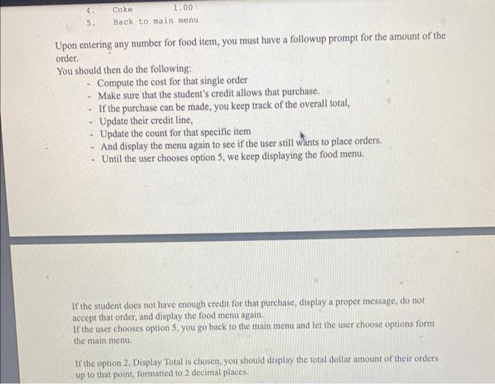 Solved needs to be coded into c++ language and needs | Chegg.com