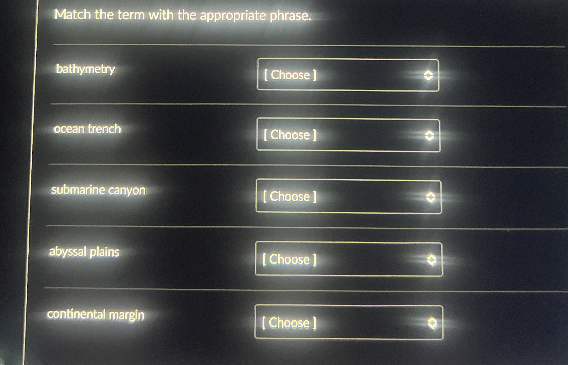 Solved Match the term with the appropriate | Chegg.com