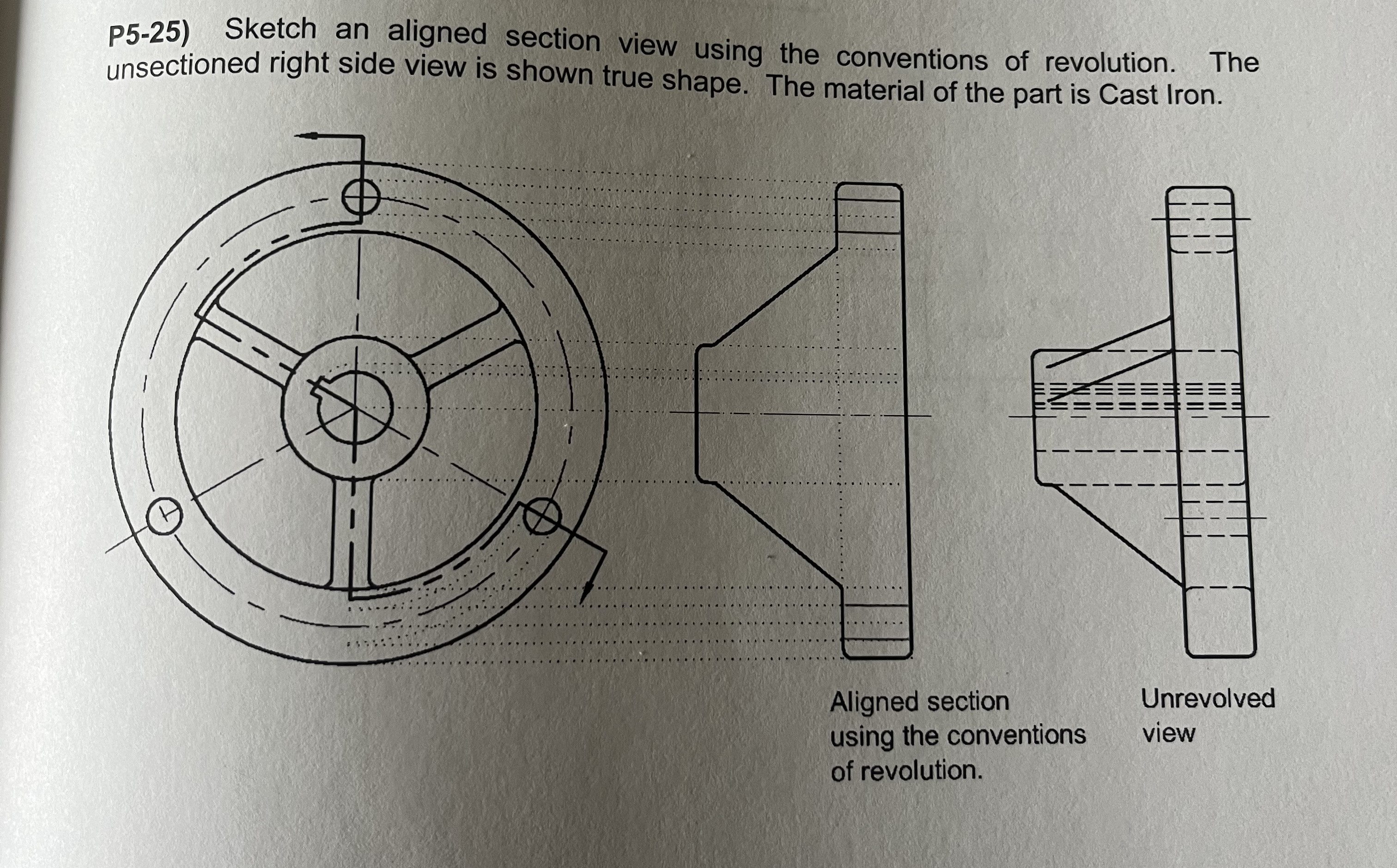 Solved engineering graphics essentials 5th editionP5-25) | Chegg.com