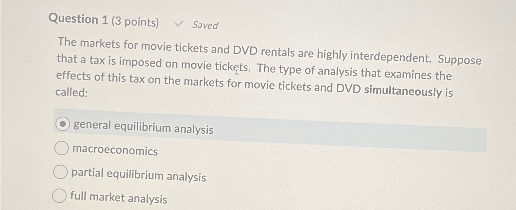 Solved Question 1 (3 points) SavedThe markets for movie | Chegg.com Solved Question 1 (3 points) SavedThe markets for movie | Chegg.com