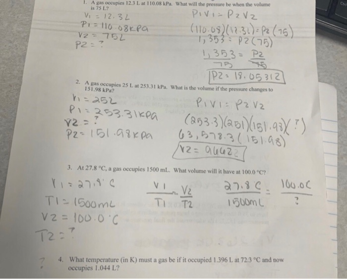 Solved 5. A sample of Nitrogen gas with a volume of 1785.32 | Chegg.com