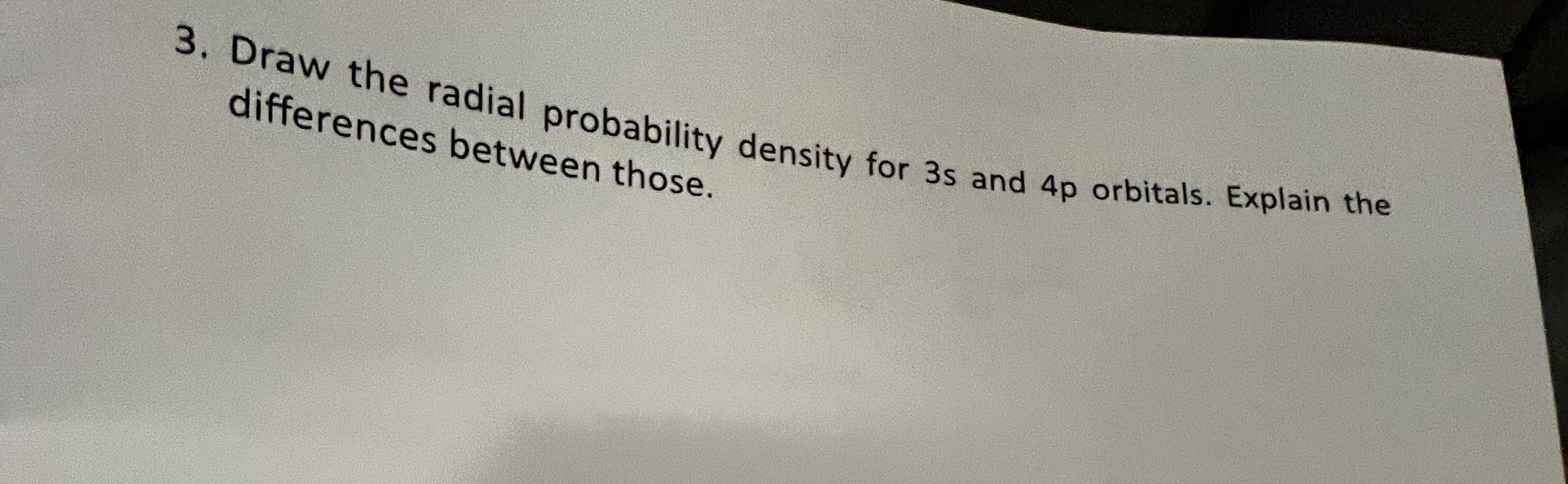 Solved Draw the radial probability density for 3 ﻿s and 4p | Chegg.com