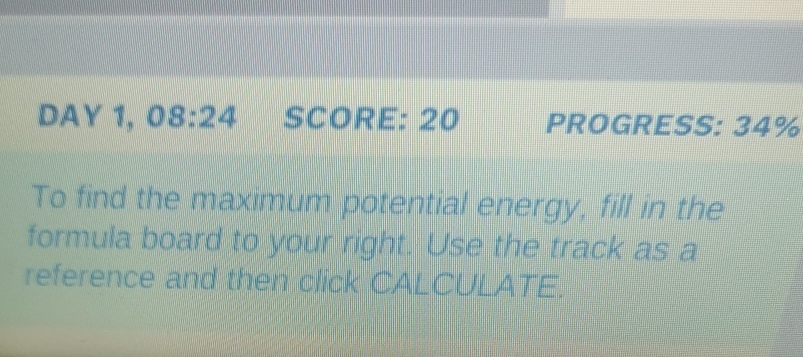Solved To find the maximum potential energy, fill in the | Chegg.com