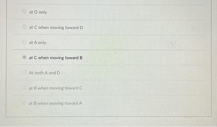 Solved answers are not c moving toward b or b moving toward | Chegg.com