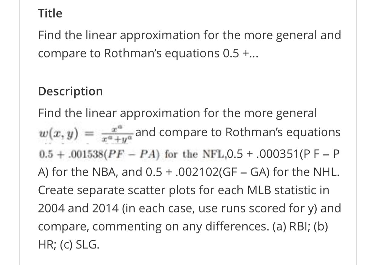 Solved TitleFind the linear approximation for the more | Chegg.com