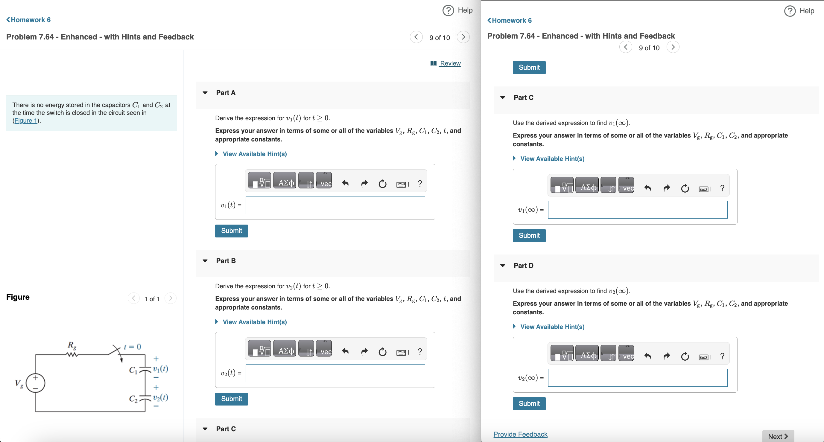 Solved PLEASE COMPLETE PARTS A THROUGH D | Chegg.com