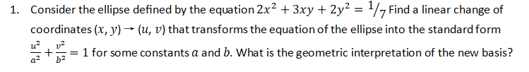 Solved Consider the ellipse defined by the equation | Chegg.com