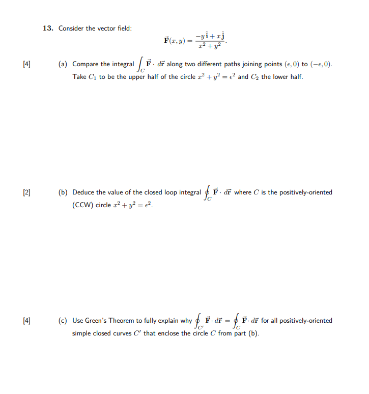 Solved Consider the vector | Chegg.com