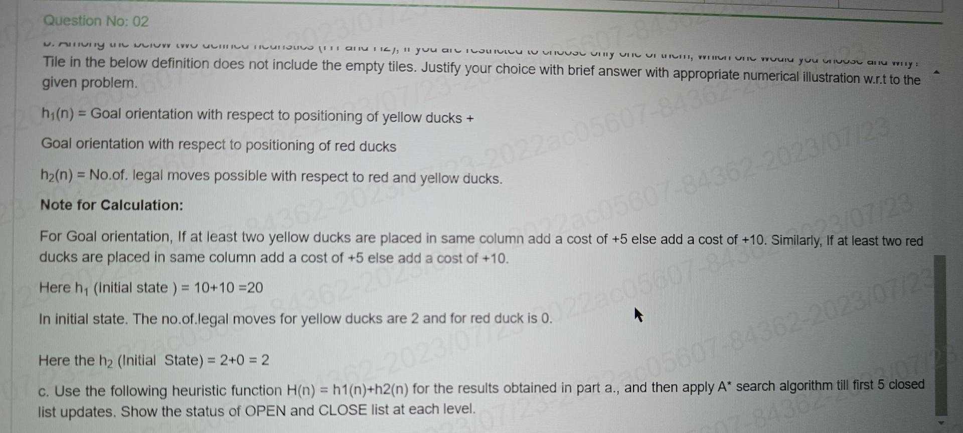Solved a. Depict the search tree for up to exactly 4 levels | Chegg.com