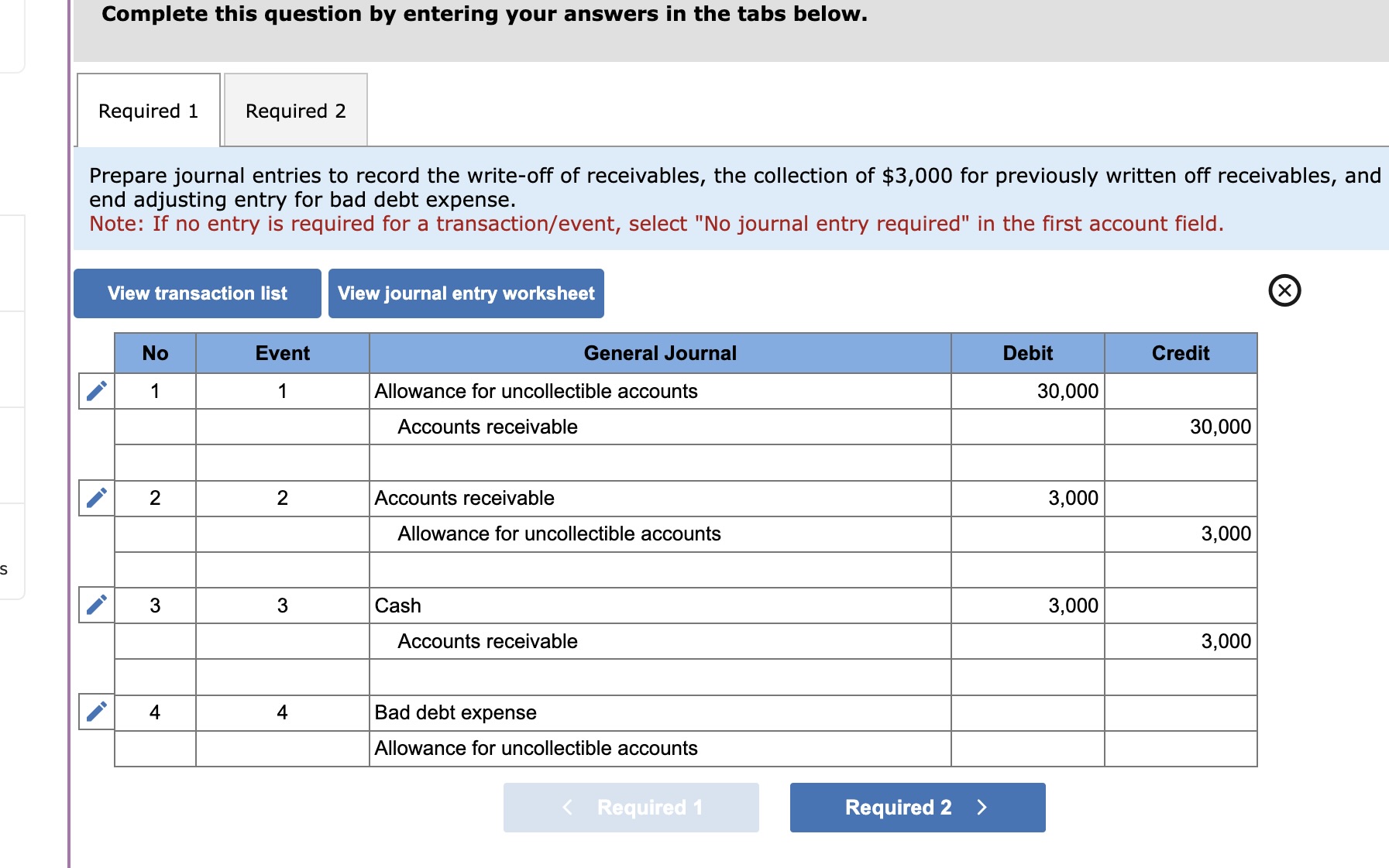 Solved Exercise 7-16 (Algo) ﻿Uncollectible accounts; | Chegg.com