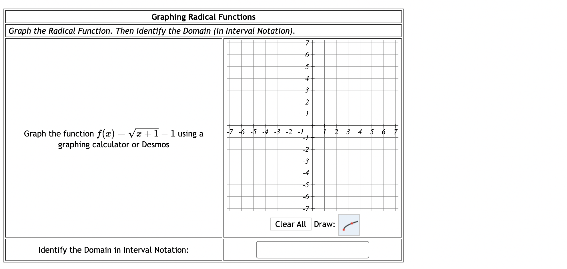 Solved Graphing Radical Functionsgraph The Radical Function