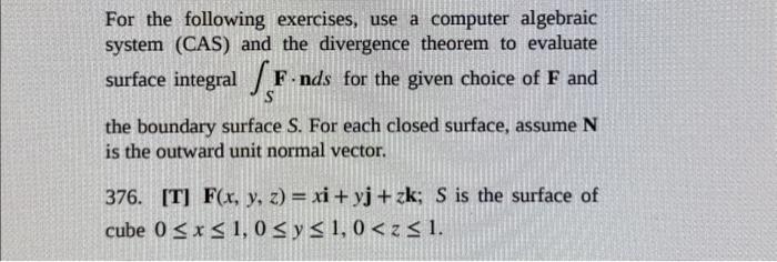 Solved For the following exercises, use a computer algebraic | Chegg.com