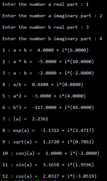 Solved c++ algorthms with complex numbers Using the complex | Chegg.com