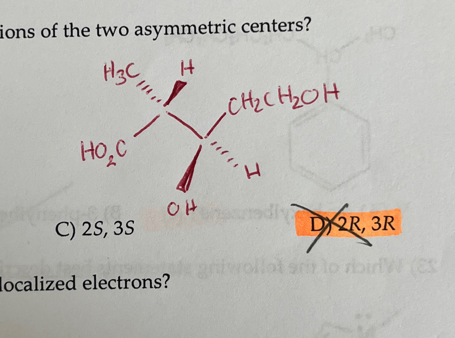 Solved In the structure shown below, what are the | Chegg.com