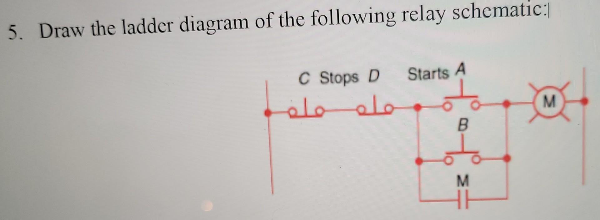 Control Relay Ladder Diagram Labled Relay Circuits And Ladde