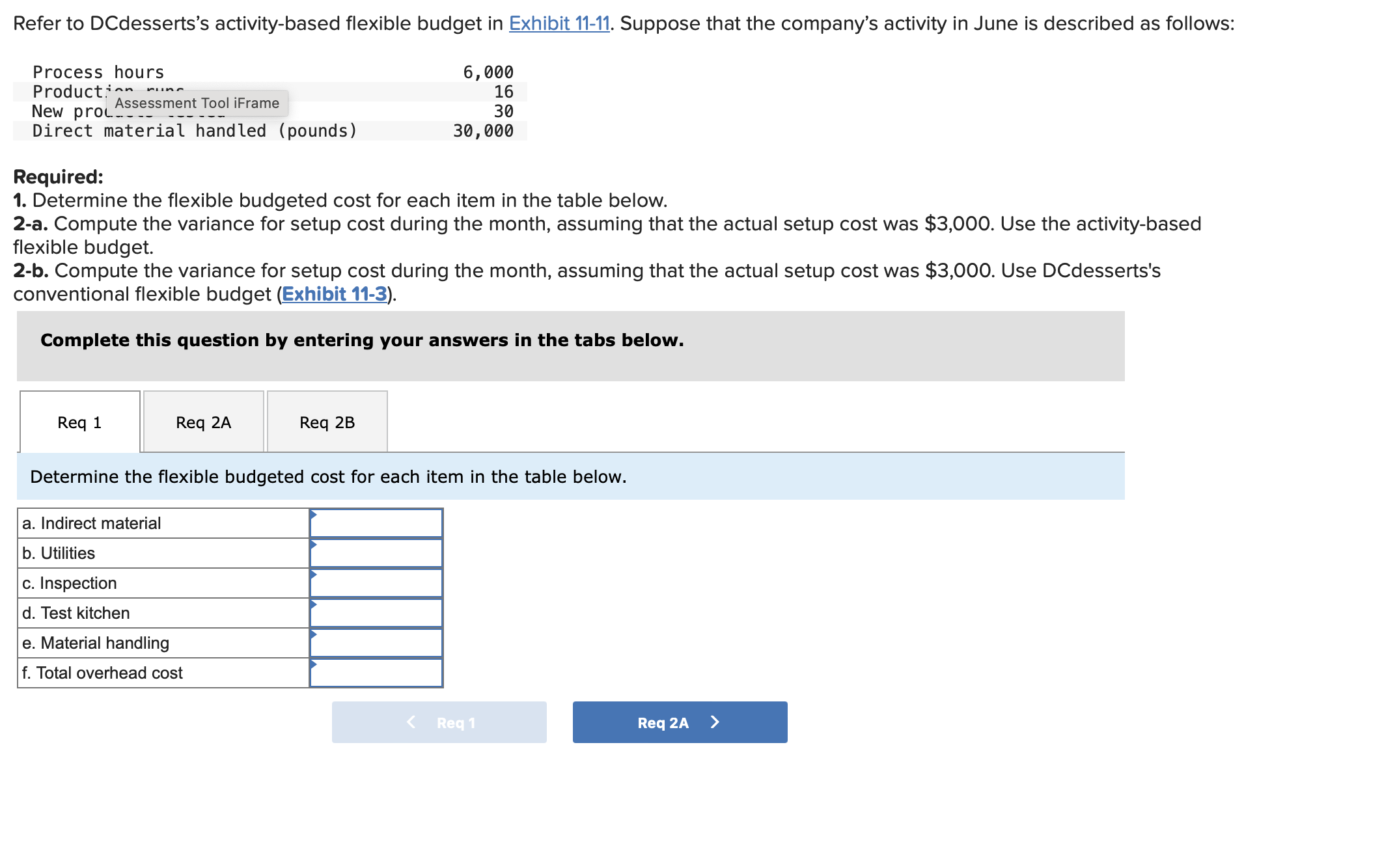 Refer to DCdesserts's activity-based flexible budget | Chegg.com Refer to DCdesserts's activity-based flexible budget | Chegg.com