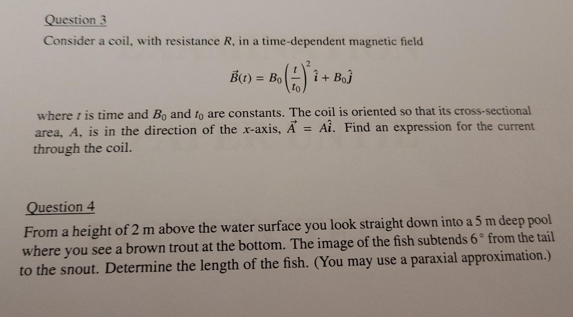 Solved Consider a coil, with resistance R, in a | Chegg.com