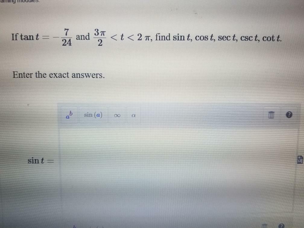 Solved If tant 24 and 34