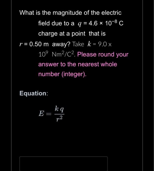 Solved A uniform electric field with a magnitude of 1,097 | Chegg.com