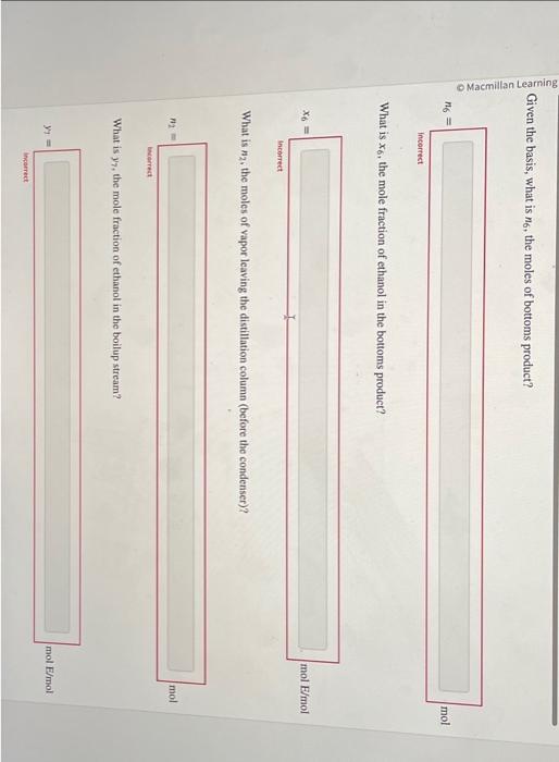 Solved A distillation column, as shown in the figure, is a | Chegg.com