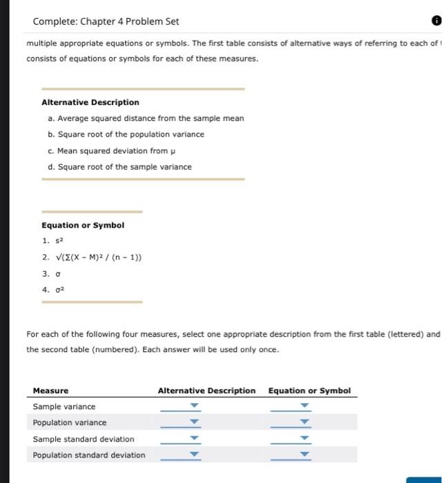 Solved multiple appropriate equations or symbols. The first | Chegg.com