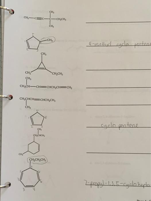 Solved 4 bonds. 4. Give the correct IUPAC name for the | Chegg.com