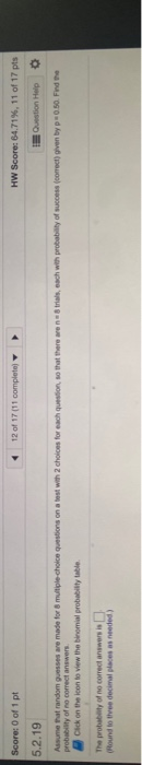 Solved assume that random guesses are made of 8 multiple | Chegg.com