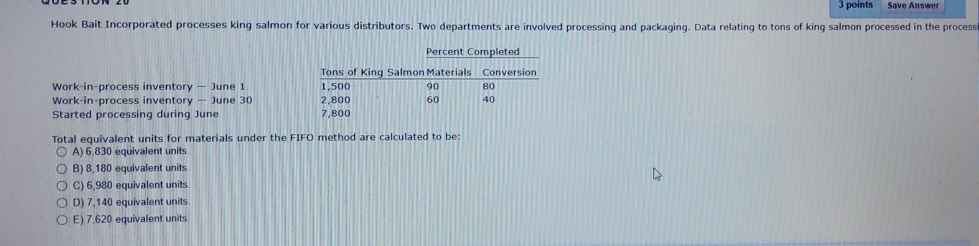Solved Total equivalent units for materials under the FIFO | Chegg.com