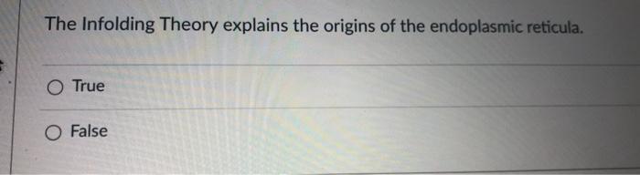 Solved The Infolding Theory explains the origins of the | Chegg.com