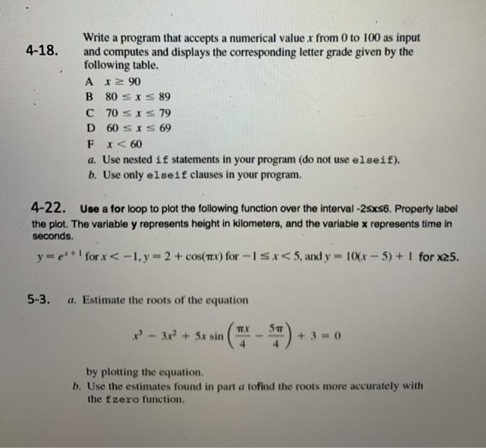 Solved 4 18 Write A Program That Accepts A Numerical Value 