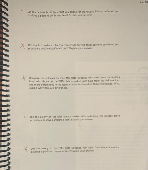 stion 5 and fill out total coliforms confirm 5. Did | Chegg.com