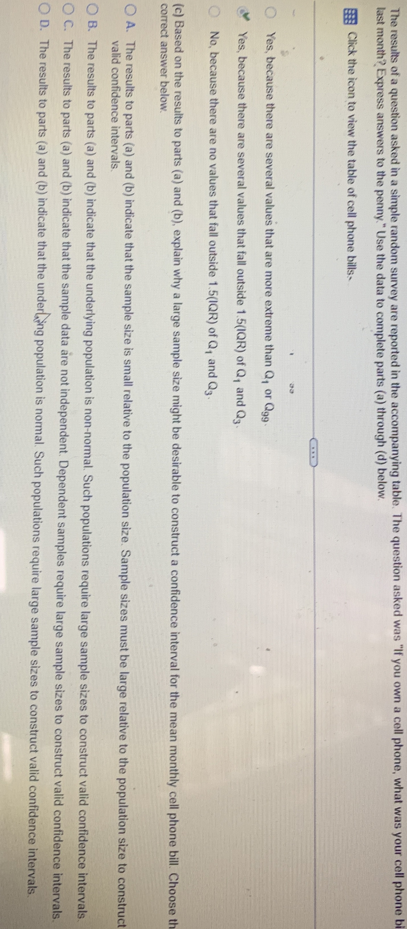 Solved The results of a question asked in a simple random | Chegg.com