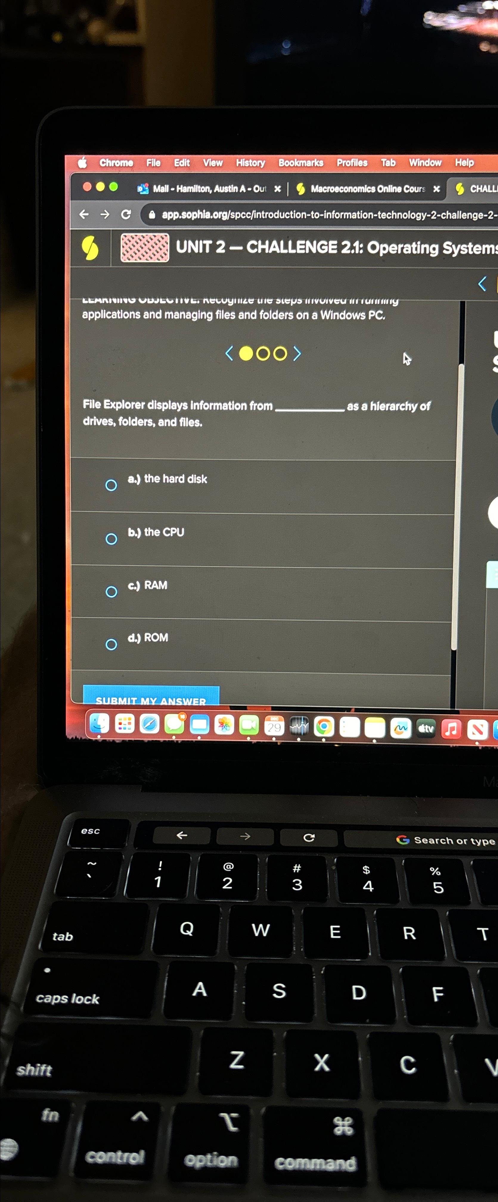 Solved File Explorer displays information from as a | Chegg.com