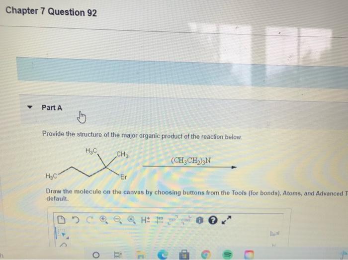 Solved Chapter 7 Question 92 Part A hing Provide the | Chegg.com
