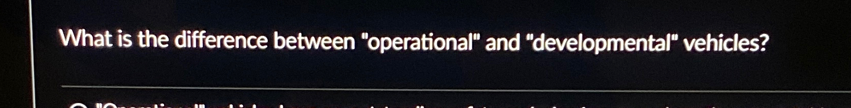 Solved What is the difference between "operational" and | Chegg.com