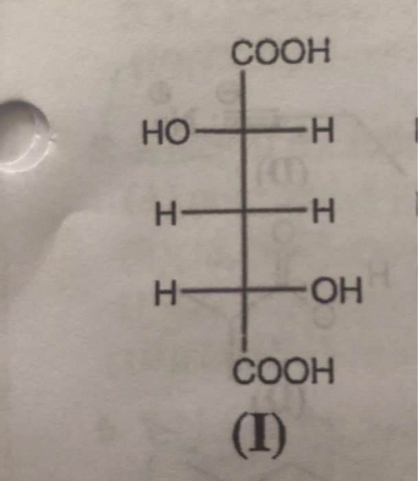 Solved COOH HO- H H HH COOH | Chegg.com