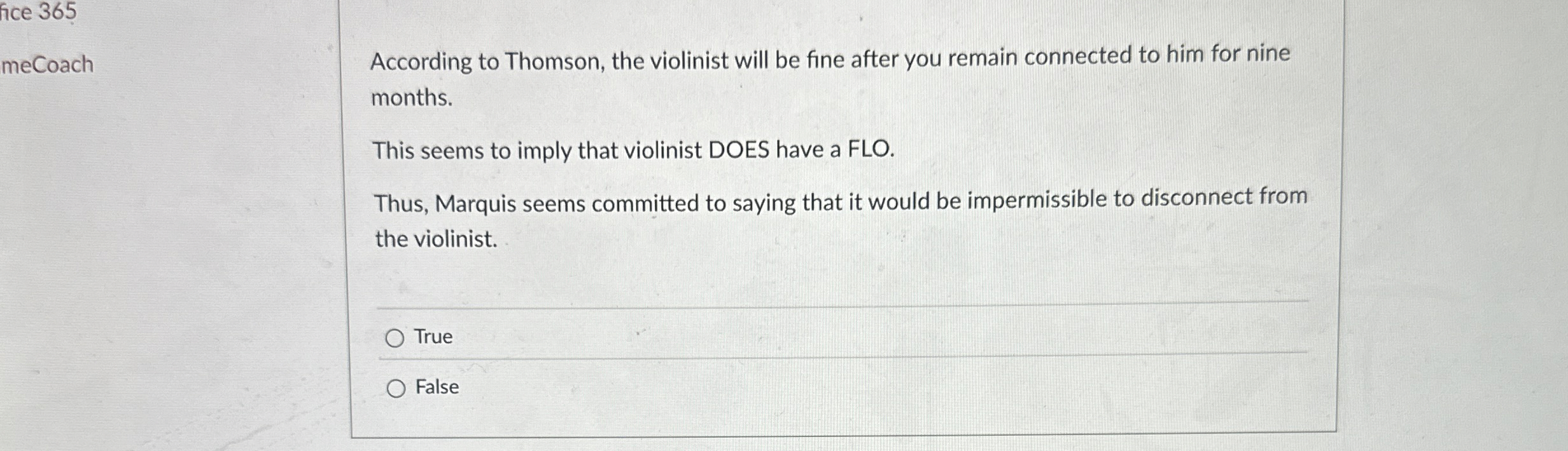 Solved According to Thomson, the violinist will be fine | Chegg.com