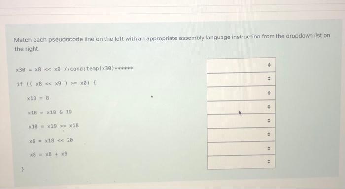 Solved Create an assembly language program that corresponds | Chegg.com
