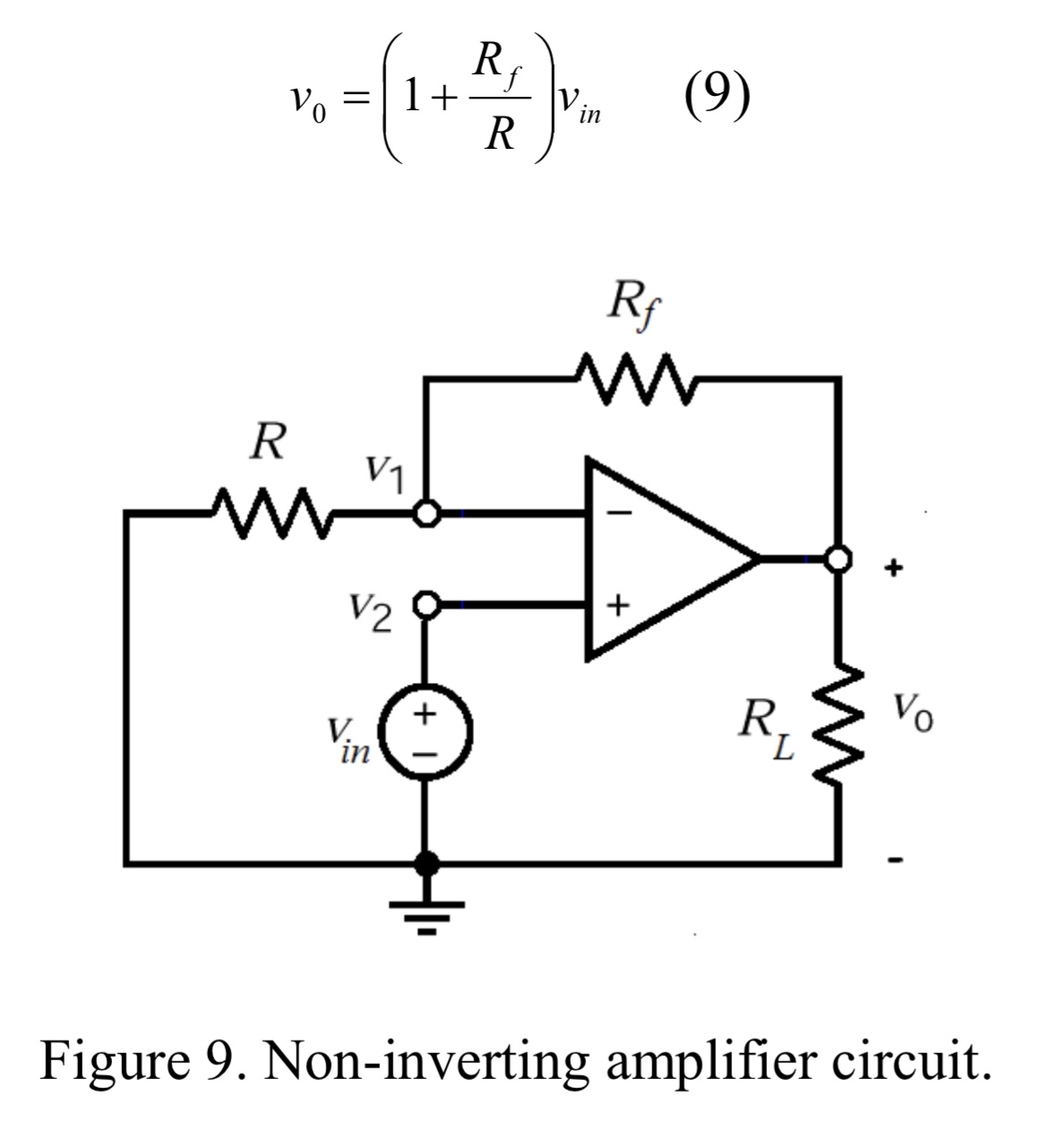 Solved Use Multisim to simulate the non-inverting amplifier | Chegg.com