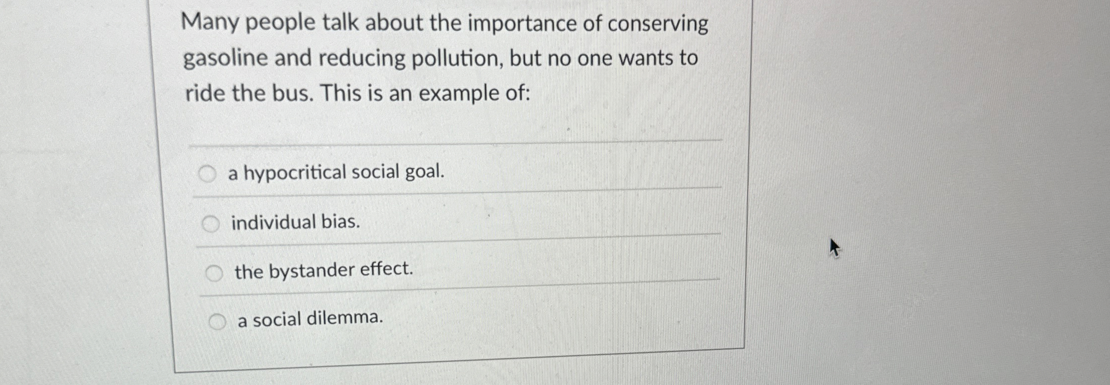 Solved Many people talk about the importance of conserving | Chegg.com