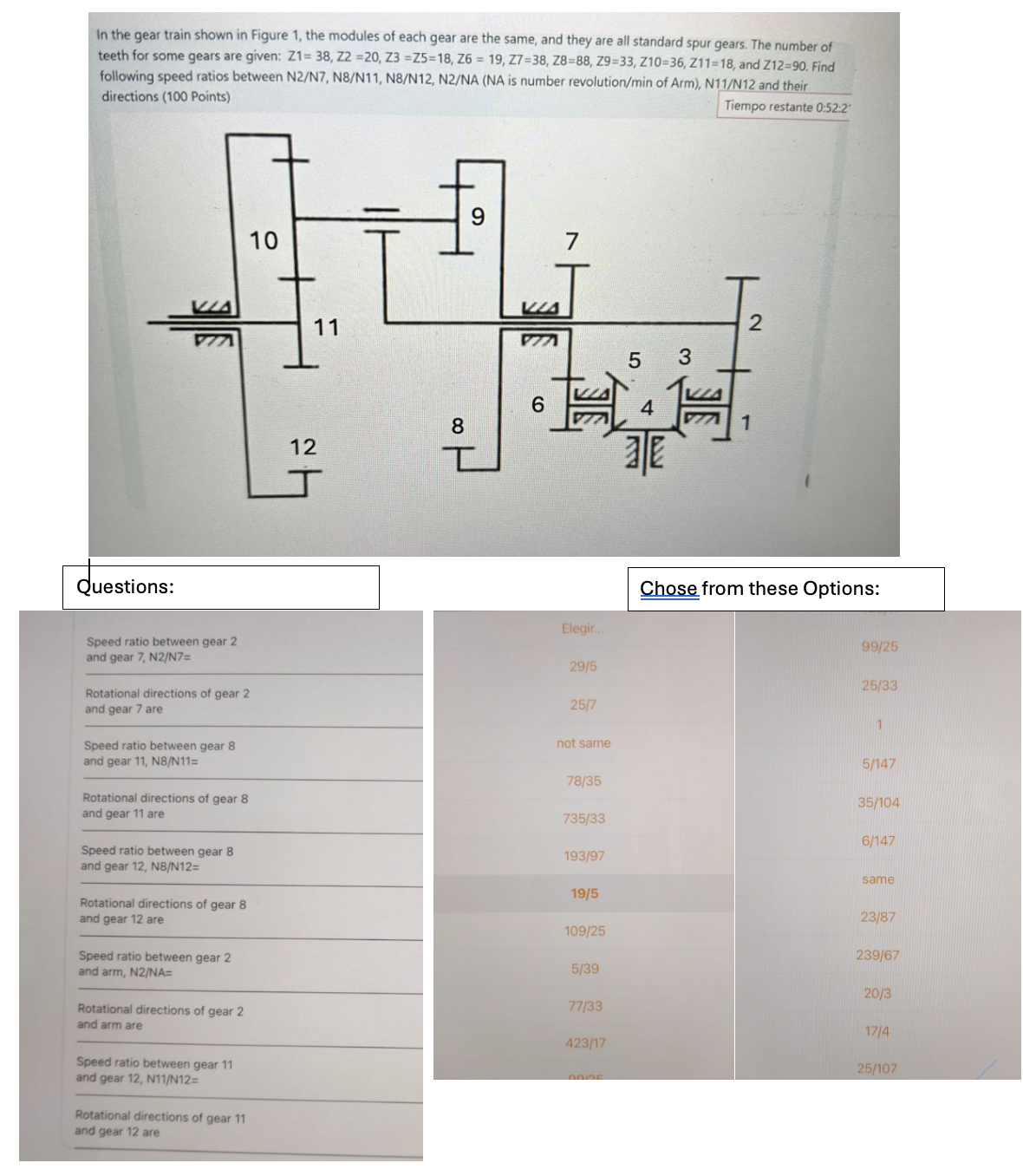 Solved by an EXPERT In ﻿the gear train shown in ﻿Figure 1, ﻿the modules | Chegg.com
