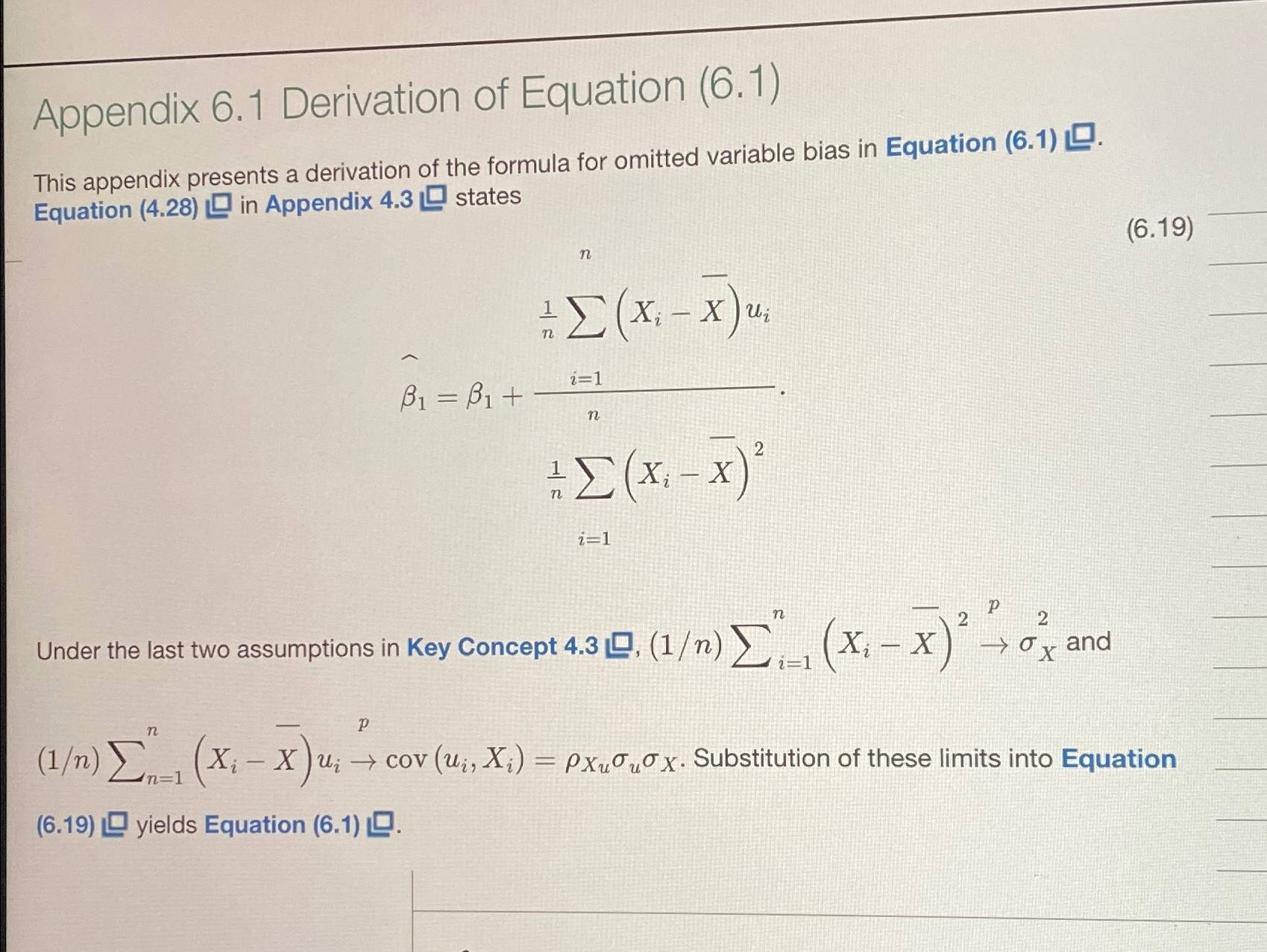 Solved Appendix 6.1 ﻿Derivation of Equation (6.1)This | Chegg.com