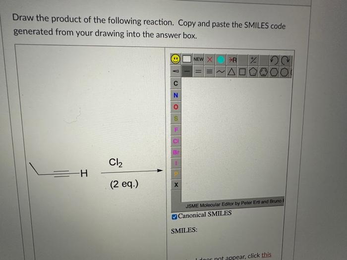 [Solved]: Draw the product of the following reaction. Copy