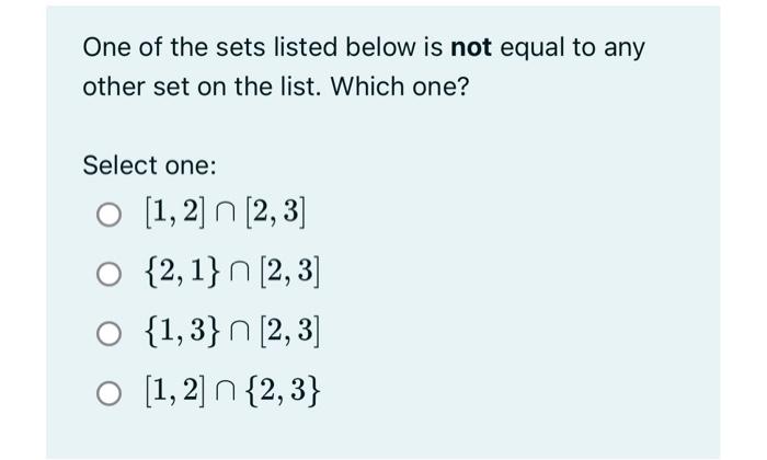 Solved Let A,B,C and D be sets. Which of the following sets | Chegg.com